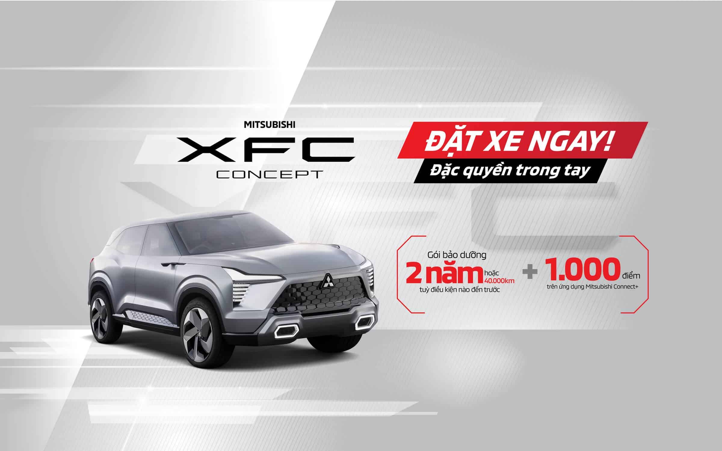 ƯU ĐÃI CHO KHÁCH HÀNG ĐẶT CỌC SỚM MITSUBISHI XFC CONCEPT | MITSUBISHI QUẢNG NAM